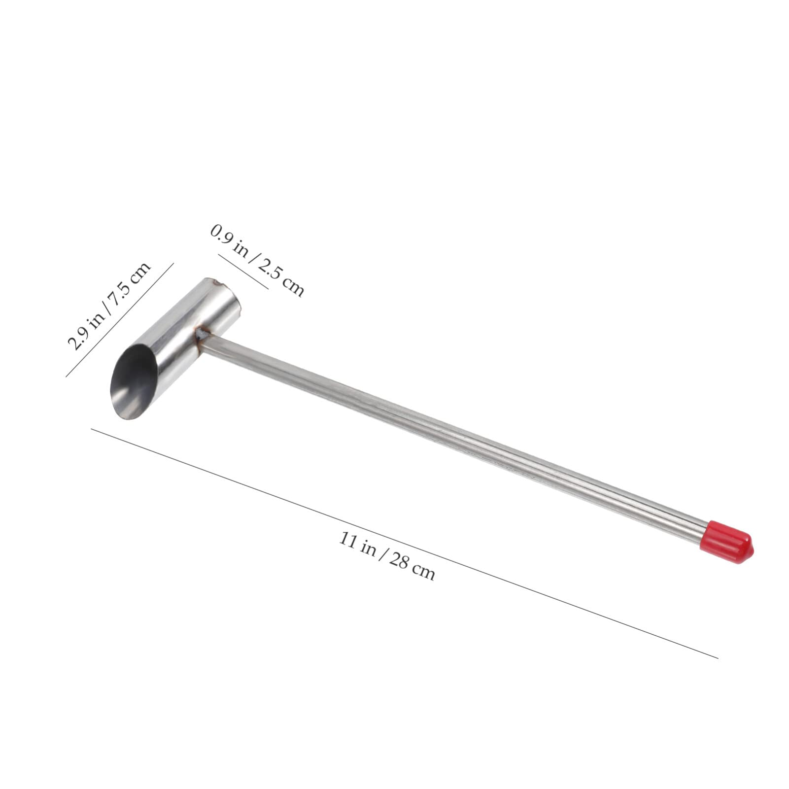 Luxshiny Marshmallow Spoon Sugar Spoon Long Handle Stainless Steel Cotton Candy Scoop for Cotton Candy Floss Machine Marshmallow Machine Spare Parts