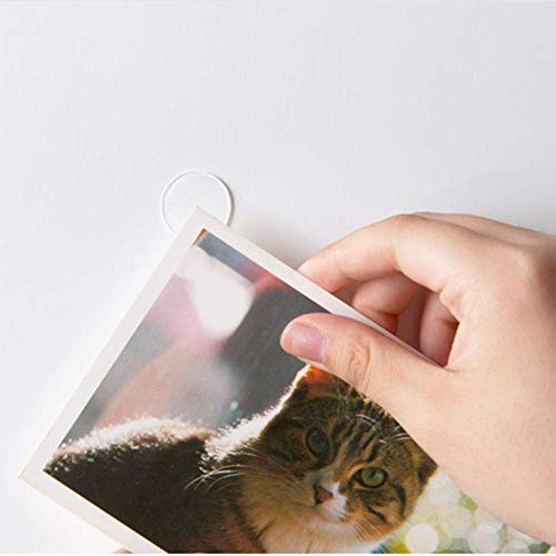 Teensery 210 Count Transparent Double-Sided Tape Stickers Round Acrylic No Traces Adhesive Sticker Creative Super Sticky Waterproof Small Stickers 2 cm/0.8 inch