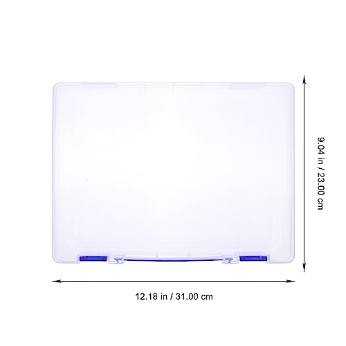 Cabilock Office Accessories Tabletop Accessories Organizer Clear Paper Desktop Accessories Desk for Office Book Accessories Tabletop Organizer Multifunction Office Paper Pp A4