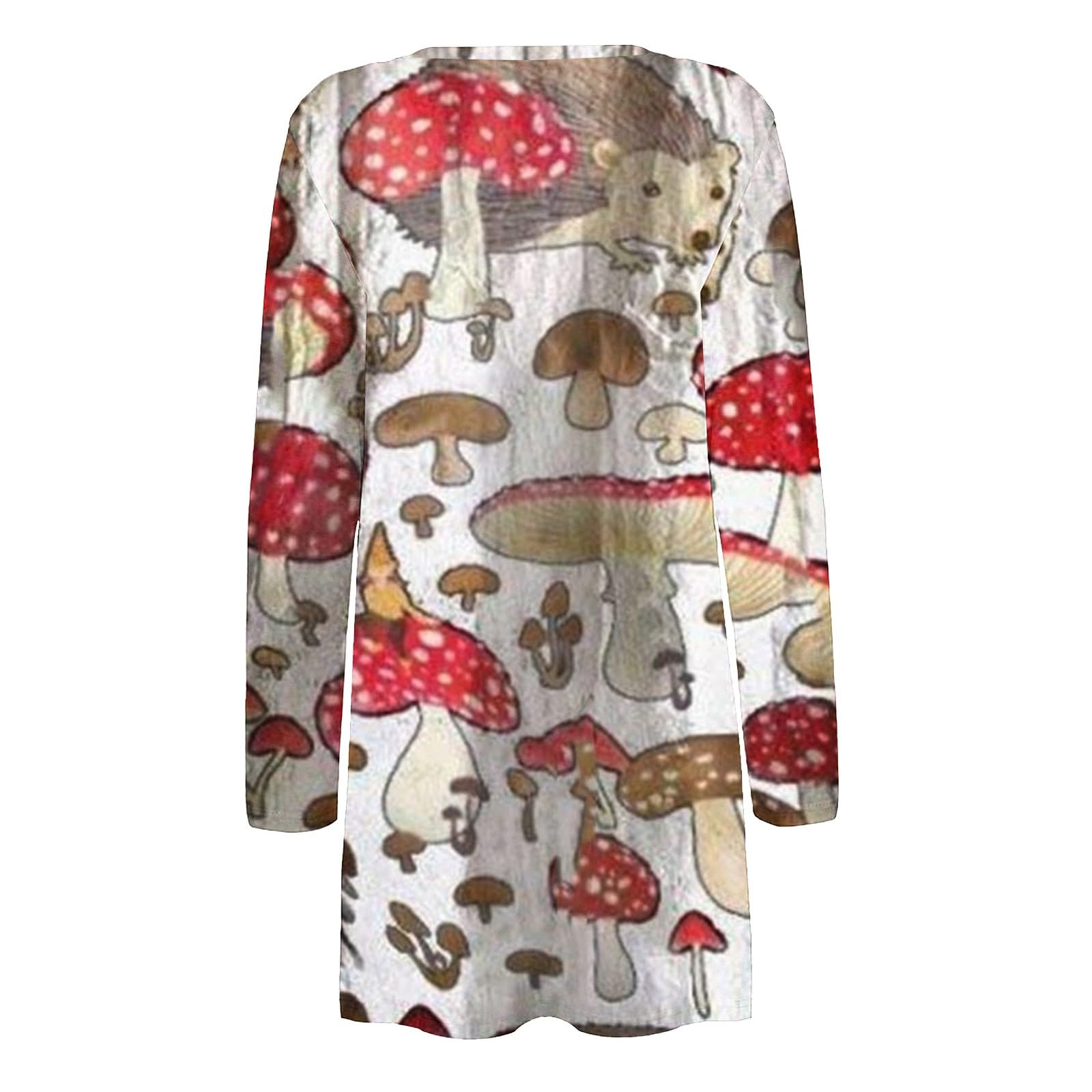 Women's 2023 Fall Fashion Cardigan Sweater Lightweight Open Front Casual Long Cardigans Outfits with Pockets Fall Tops