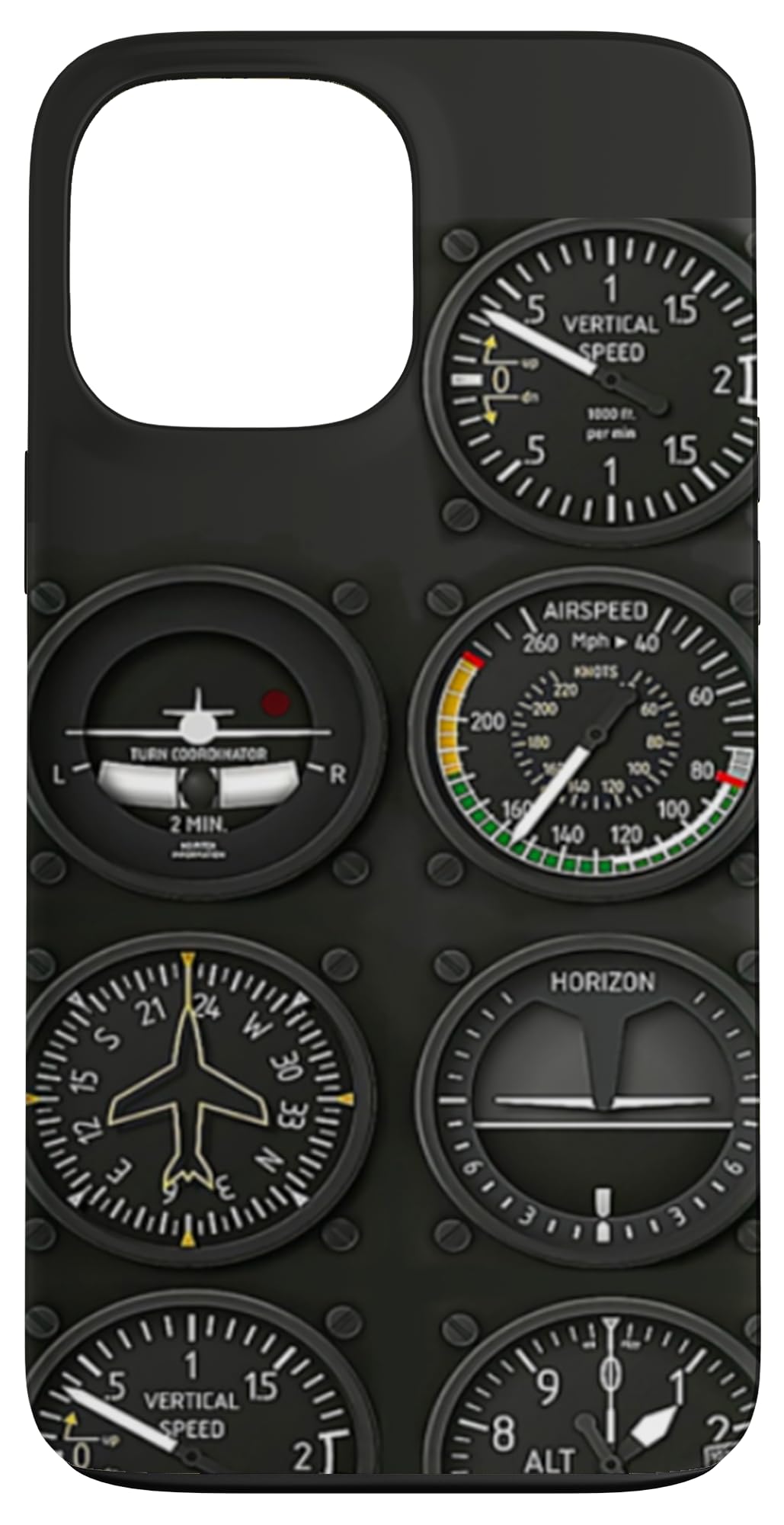 iPhone 13 Pro Max Airplan lovers Pilot Six Flight Instruments Pilots Gifts Case