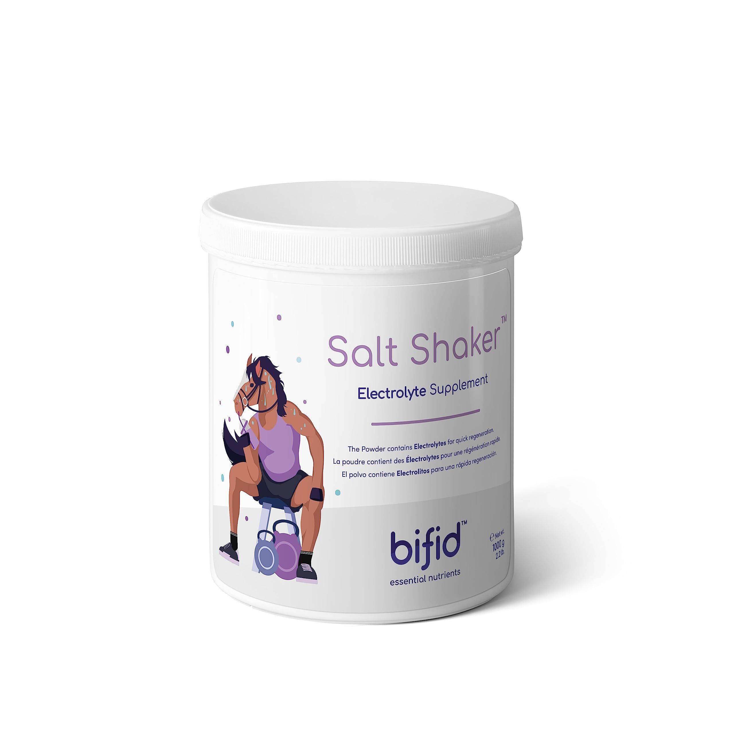 Bifid Salt Shaker | Electrolytes Supplement for horses | Hydration & Recovery | Boosted Endurance | Improved Energy Levels | Easy Absorption
