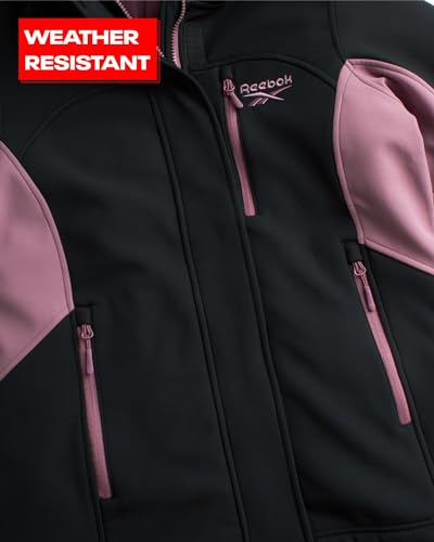 Reebok Women’s Winter Coat – Waterproof Windbreaker Jacket with Removable Puffer Coat – System Jacket for Women (S-XL), Size X-Large, Black