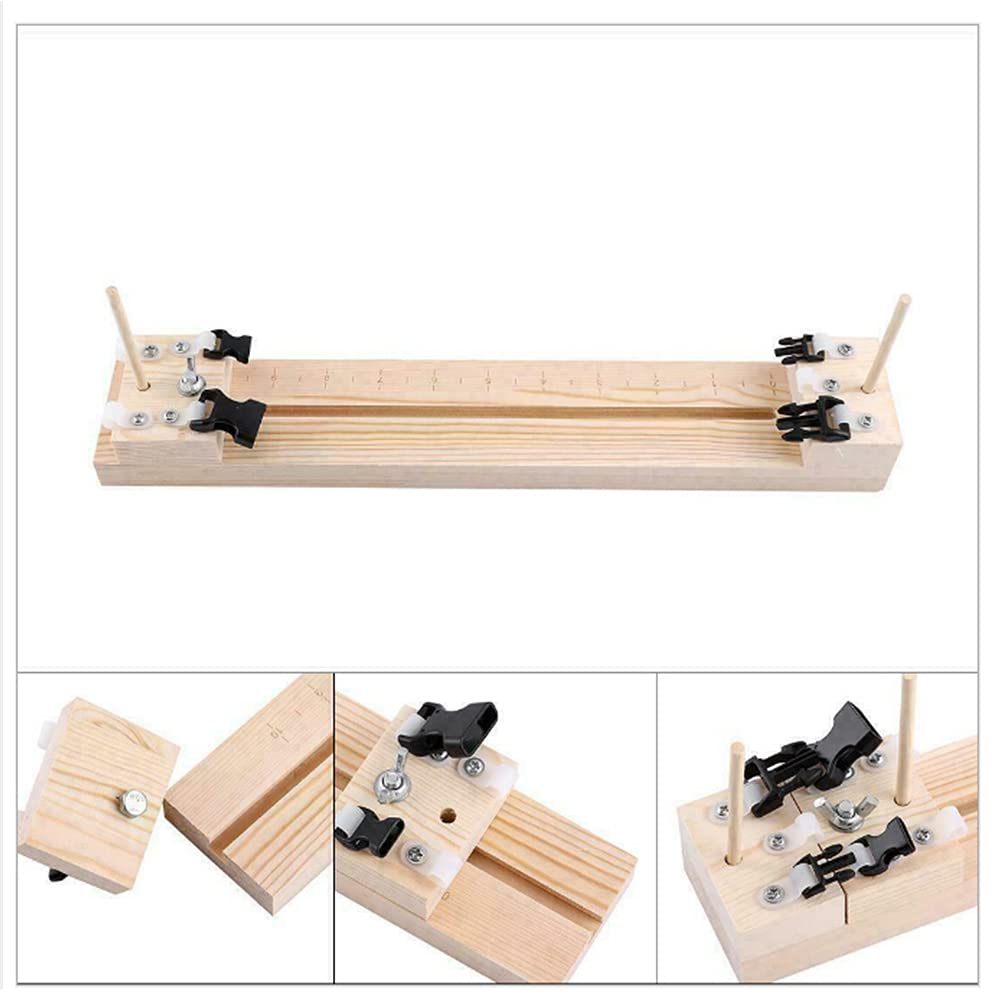 LONGSHENGDA Adjustable DIY Wood Paracord Jig Bracelet Maker Wristband Knitting Braided Tools