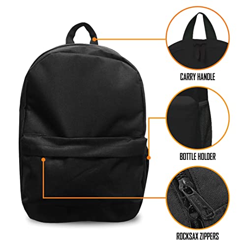 Misfits Backpack, Black, Height 45cm, Width 30cm, Depth 15cm
