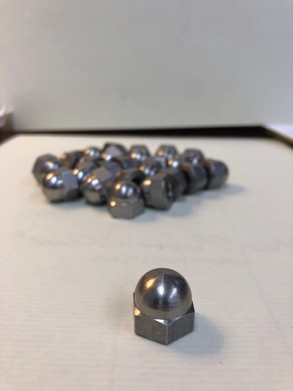 5/16 Acorn Cap Nut Extra High & Wide Round 5/16-18 Solid 18-8 9/16x9/16 WxH (50)