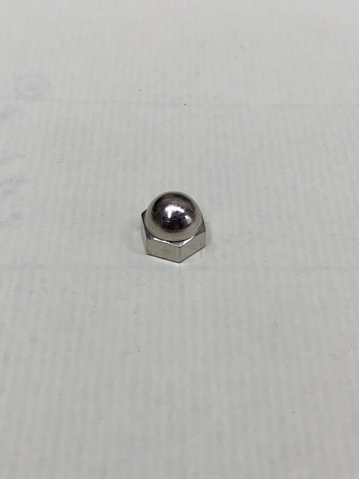 (50) 10-32 Brass Nickel Plated Acorn Chrome Dome/Cap Hex Nut #10 x 32 10/32