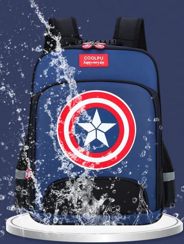 Cartoon Rolling Backpack Boys and Girls Roller Travel Bag with Wheels, Detachable College Laptop Luggage Vacation Backpacks