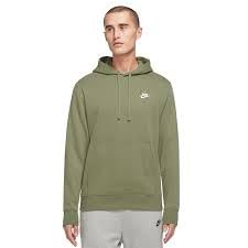 Nike Men's Sportswear Club Fleece Pullover Hoodie-Green 826433 327 Men's Small (as1, alpha, s, m, regular, regular)
