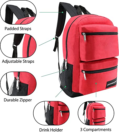 Bulk Case of 12 Backpacks and 12 Glove Hat Sets - Wholesale Care Package - Emergencies, Homeless, Charity