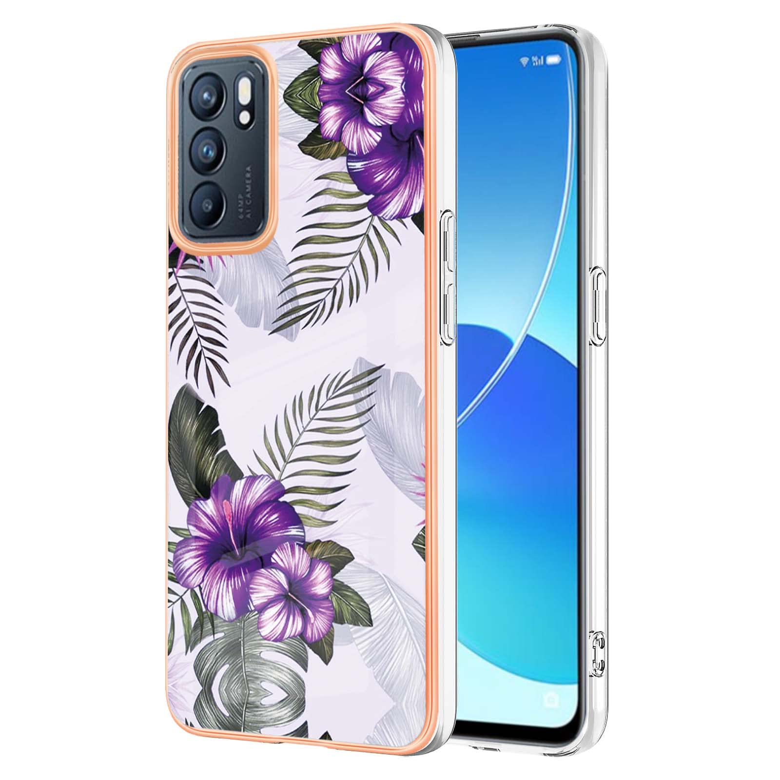 Compatible with Oppo Reno6 Pro 5G Case Cover,Compatible with Oppo Reno 6 Pro 5G for Mobile Phone TPU Case Cover ZH