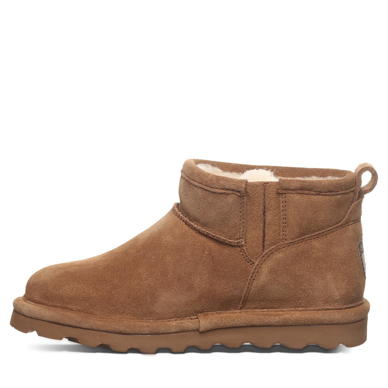 BEARPAW Shorty Youth Hickory Size 1 | Youth's Ankle Boot | Youth's Slip On Boot | Comfortable Winter Boot