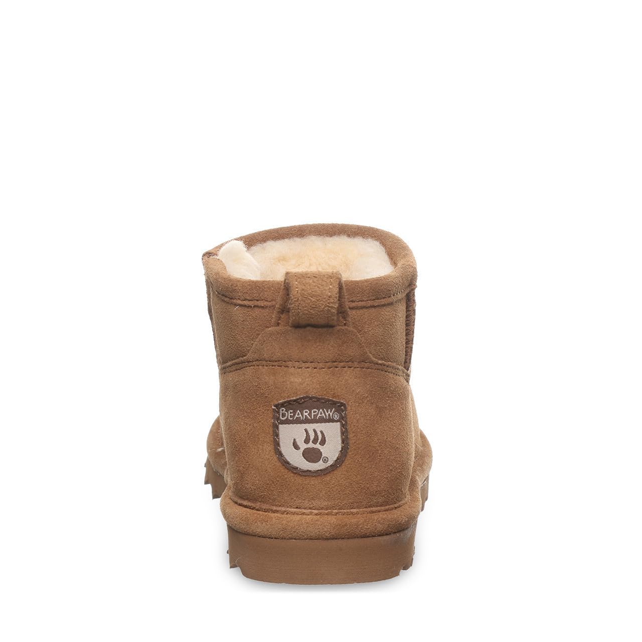 BEARPAW Shorty Youth Hickory Size 1 | Youth's Ankle Boot | Youth's Slip On Boot | Comfortable Winter Boot