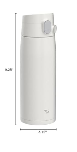 Zojirushi SM-VA60WA Vacuum Bottle 20 Ounce White