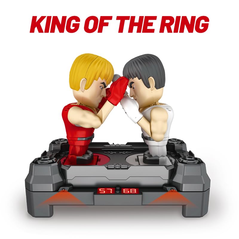 Electronic Boxing Toy with Scoring Screen, Kid Board Boxing Games, Body Interactive Punching RC Robots, Single Player& 2 Players Mode, K.O.& Scoring Winning Ways, Xmas/Birthday Gift for 4-7,8-12 boys