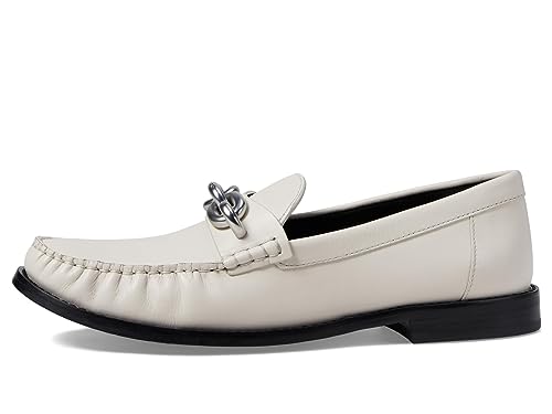 Coach Jess Leather Loafer Chalk 8 B (M)