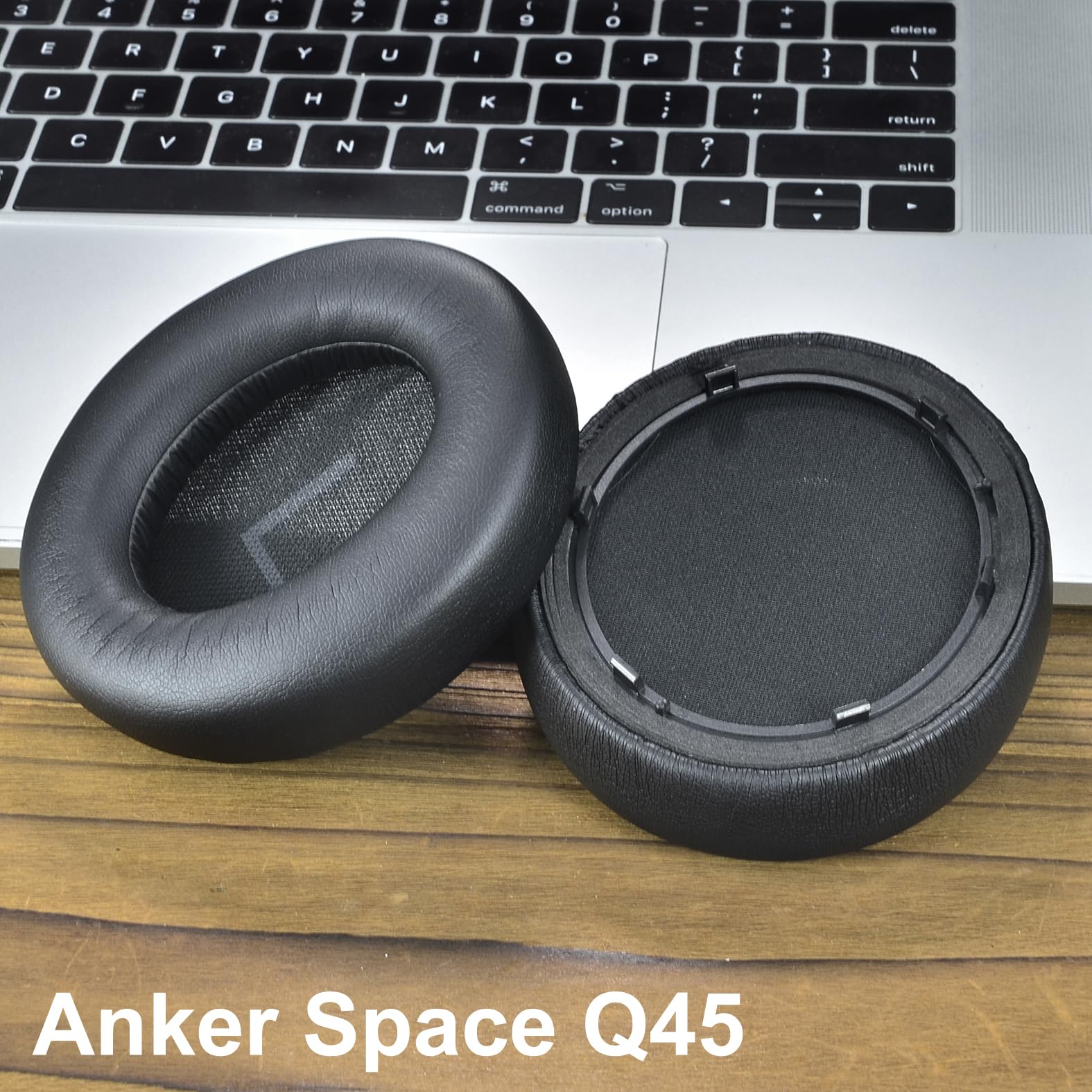 Q45 Earpads - defean Replacement Ear Pads Cover Cushions Compatible with Anker Space Q45 Adaptive Active Noise Cancelling Headphones (Black)