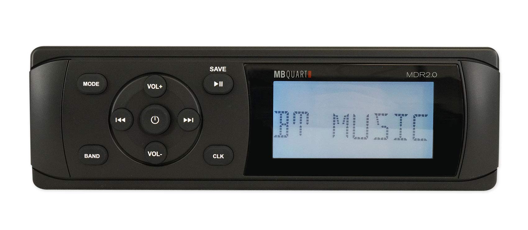 MB Quart MDR2.0 Marine/Boat Bluetooth Receiver Bundle with (2) White 6.5" Speakers (3 Items)