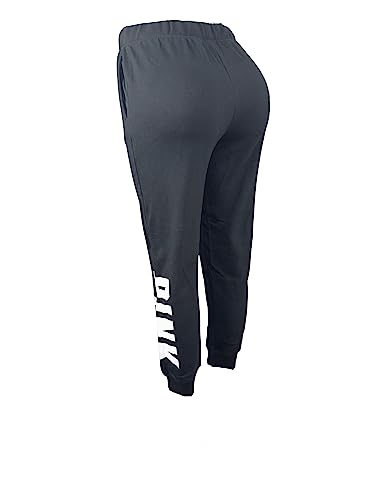 Victoria's Secret Pink Everyday Lounge Relaxed Jogger Color Black New (as1, Alpha, x_l, Regular, Regular)