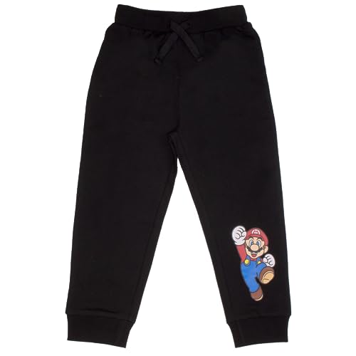 Nintendo Super Mario Bros Boys 2-Piece Set - Holiday Sweatshirt & Jogger Pants 2-Pack Bundle Set for Kids and Toddlers (Size 10-12, Green)