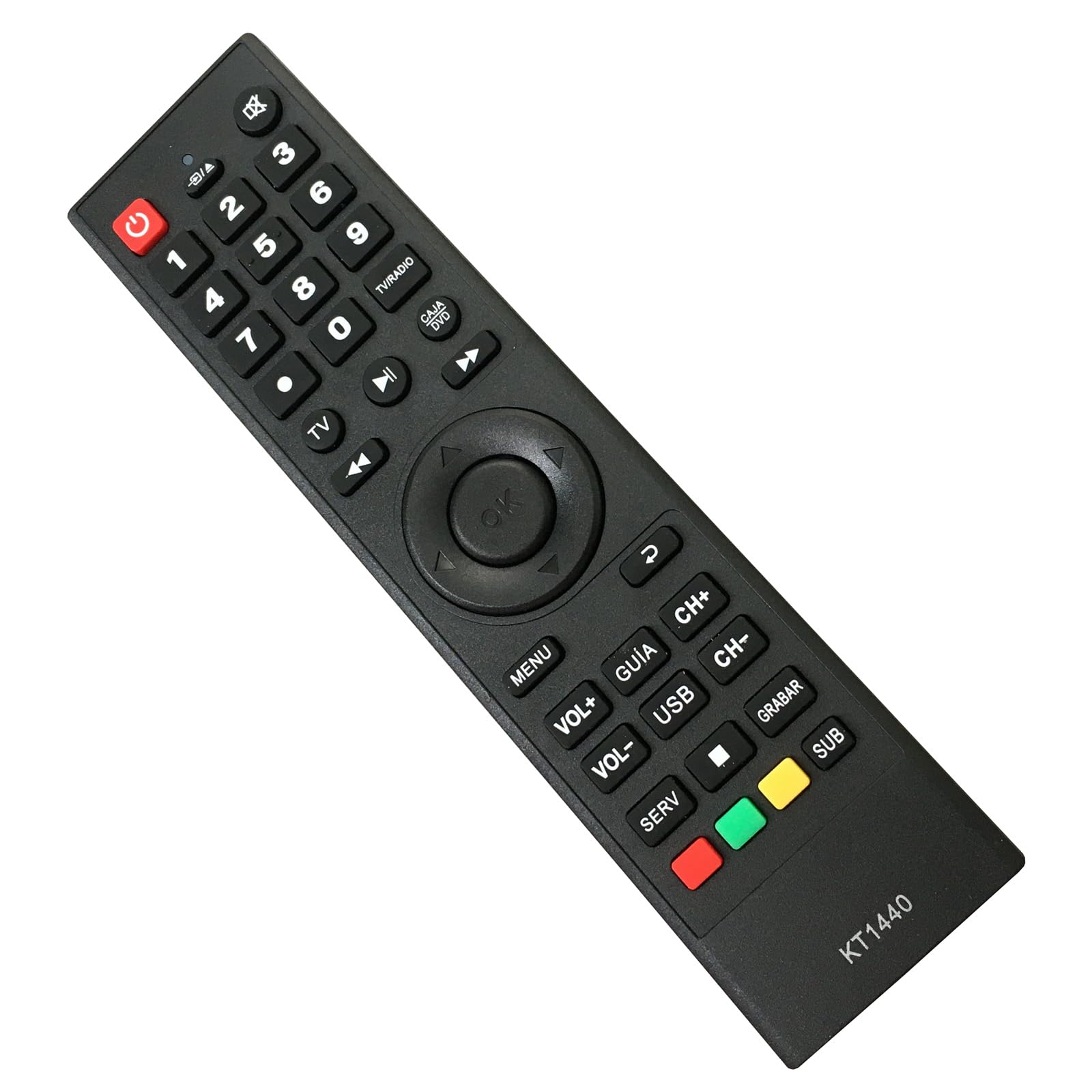 KT1440 Universal Replacement Remote Control for Haier Panda ATEC DTV Gelec Soyea CRT Parker TV Wentai DVD