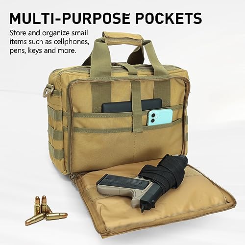 palamea Tactical Messenger Bag for man, 15.6Inch Tactical Briefcase military Laptop Messenger Bag Tactical office bag Military Style Shoulder Bag Handbag for Men