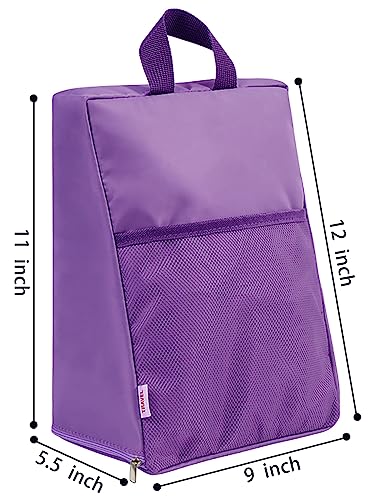 Portable Shoe Bag with Mesh for Travel, Shoes Storage Pouch Organizer Bags for Packing