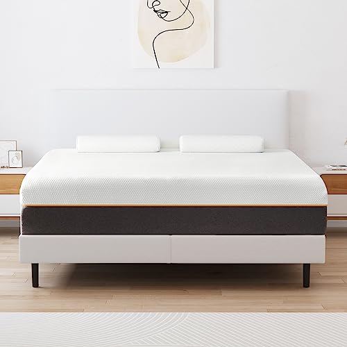 Alloech Full Mattress, 10 inch Gel Memory Foam Mattress in a Box, CertiPUR-US Certified, Cool Sleep & Pressure Relief, Full Size Bed