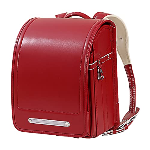 TOSTAY Ransel Randoseru One Touch Lock Japanese school bags for girls boys Senior PU leather Large capacity light weight Rain Cover
