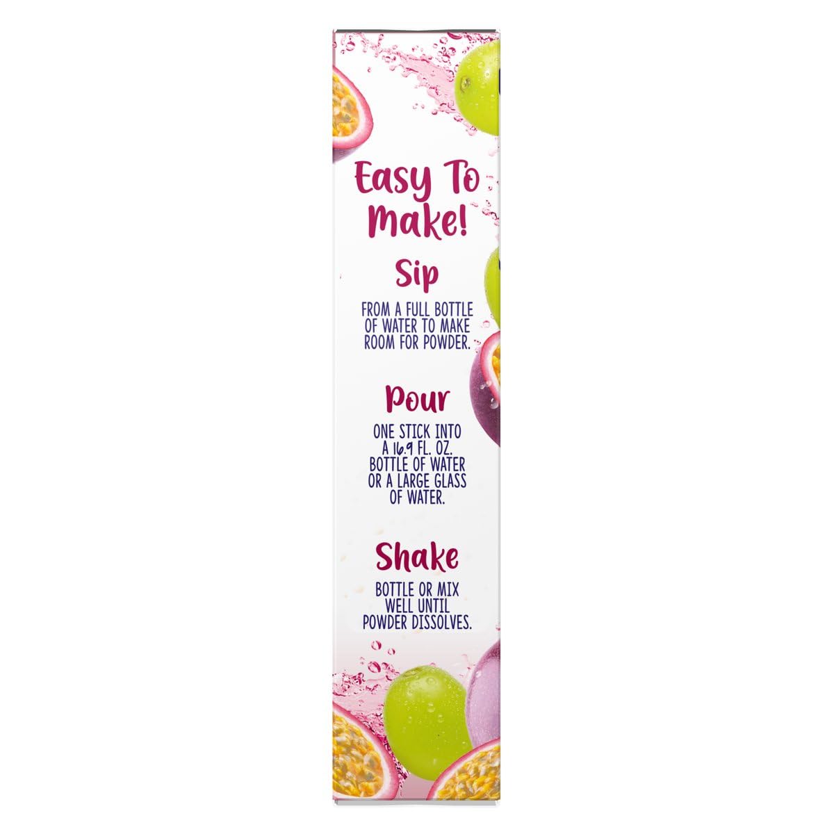 Welch's Singles To Go Drink Mix Passion Fruit, 6 Boxes (36 Servings)