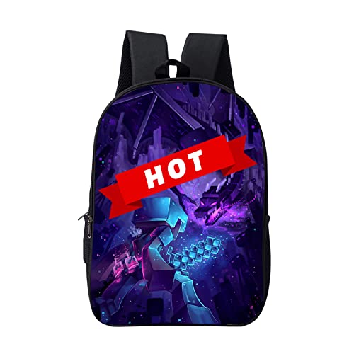 Game Backpack 3d Print Travel Schoolbags Sports Backpacks For Boys and Girls Game - 01 17 Inch
