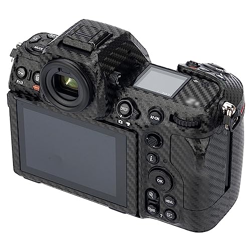Anti-Scratch Anti-Wear Camera Skin Cover Protector Film for Nikon Z 8 Z8 FX-Format Mirrorless Camera Body Protective Decoration Sticker - Carbon Fiber Black