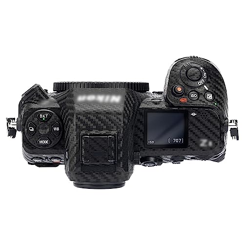 Anti-Scratch Anti-Wear Camera Skin Cover Protector Film for Nikon Z 8 Z8 FX-Format Mirrorless Camera Body Protective Decoration Sticker - Carbon Fiber Black