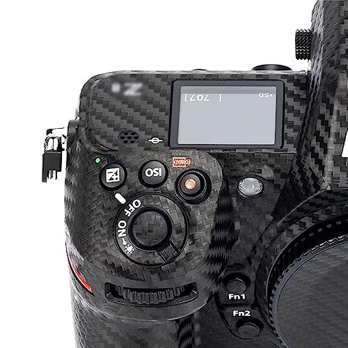 Anti-Scratch Anti-Wear Camera Skin Cover Protector Film for Nikon Z 8 Z8 FX-Format Mirrorless Camera Body Protective Decoration Sticker - Carbon Fiber Black