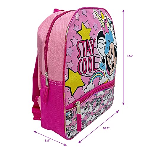 Disney Minnie Mouse Unicorn Pink Toddler Girls Backpack, 12 Inch