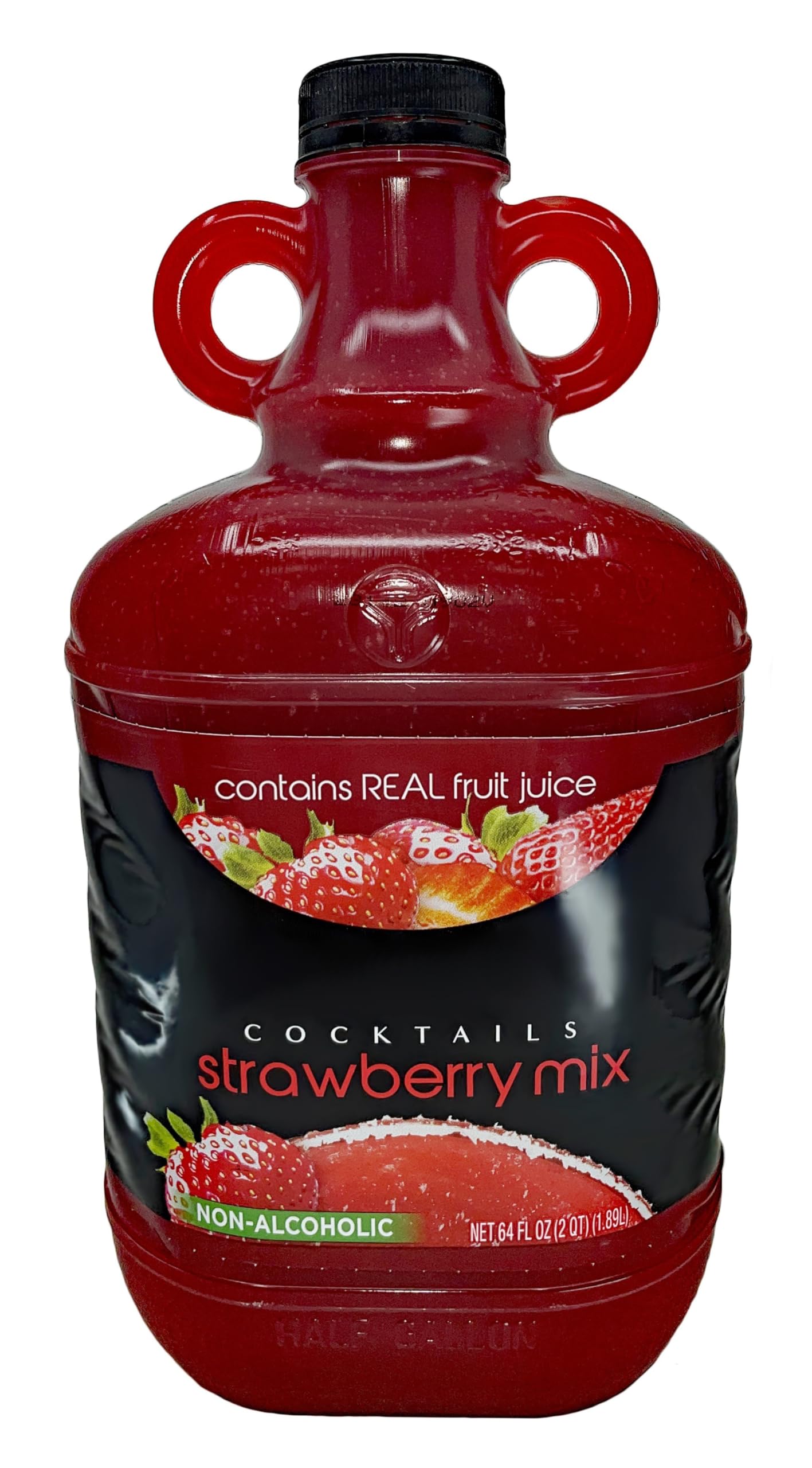 Non-Alcoholic 64 oz. Cocktail Combo Pack | by Dasher's Spice & Beans | 1 bottle of Each | (Stawberry Daiquiri & Pina Colada Mix)