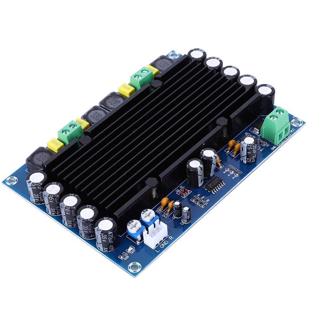 2-Channel Amplifier Module, XHM546 TPA3116D2 High Power Potentiometer Board, Amplifier Module, Speakers for Bookshelf Speakers CRT TVs Home Theater