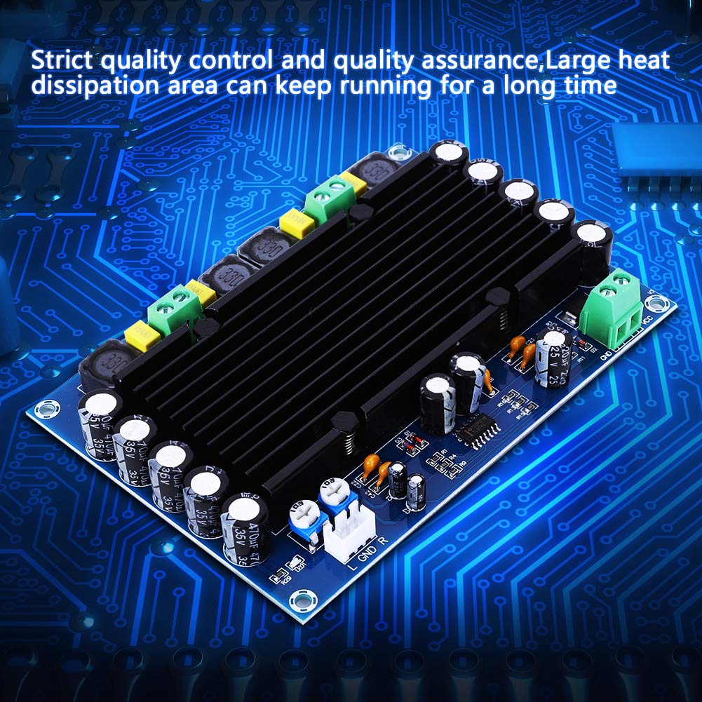 2-Channel Amplifier Module, XHM546 TPA3116D2 High Power Potentiometer Board, Amplifier Module, Speakers for Bookshelf Speakers CRT TVs Home Theater