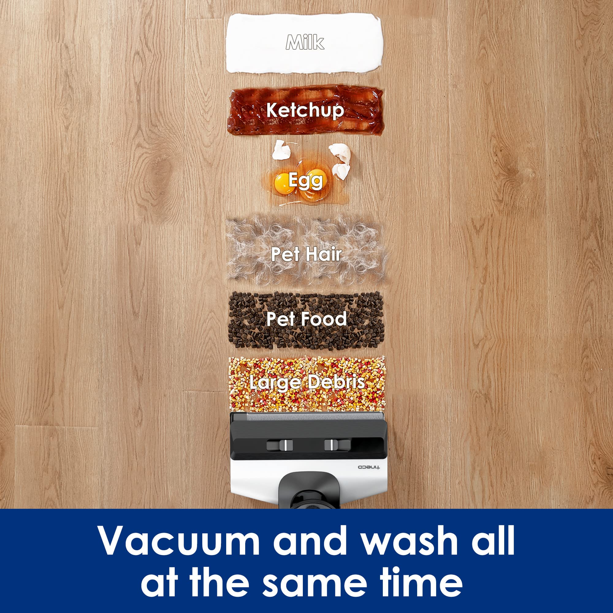 Tineco Floor ONE S5 PRO 2 Cordless Wet Dry Vacuum Smart Hardwood Floor Cleaner Machine Floor Cleaning Solution