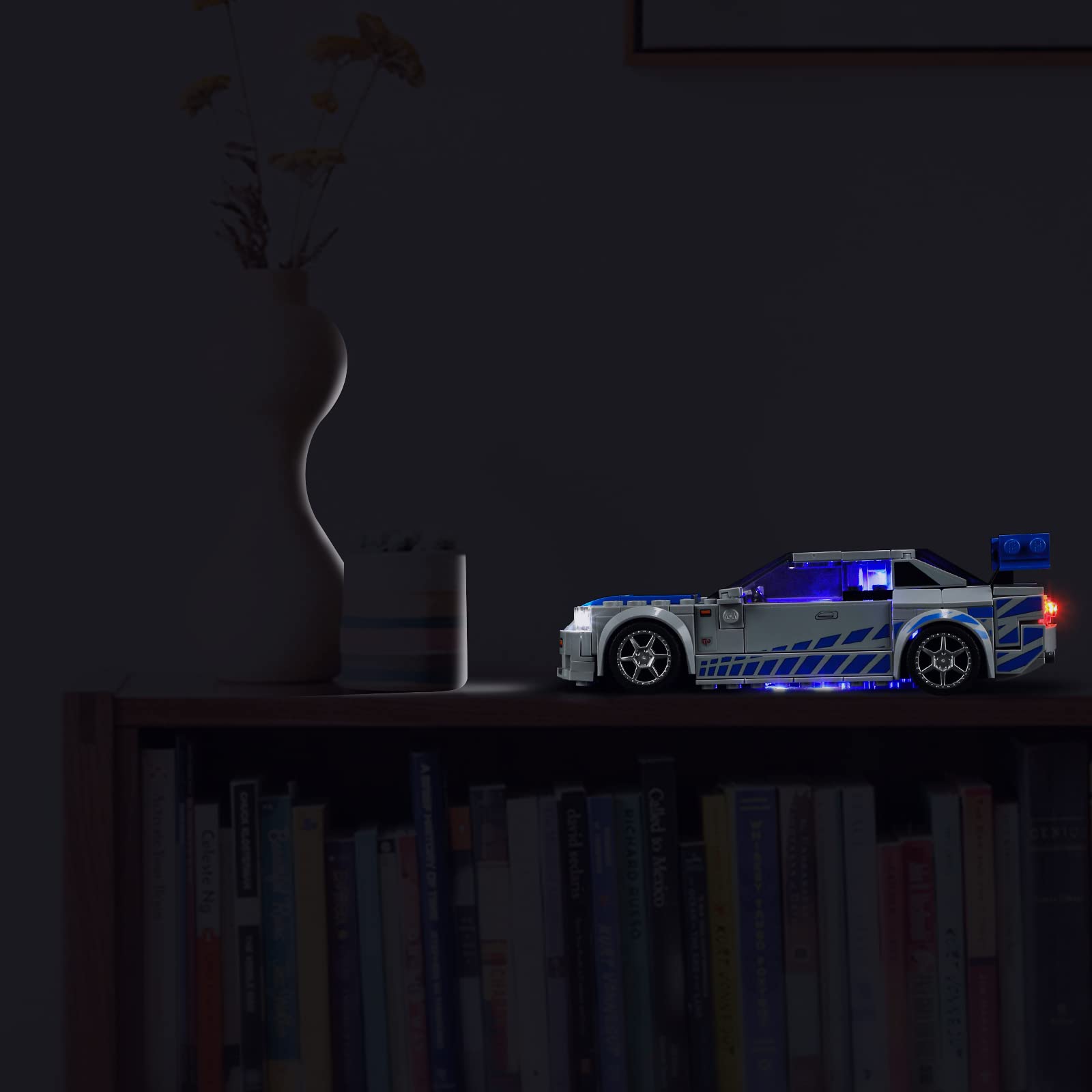 BOOZUU Light Kit for Lego-76917 2 Fast 2 Furious Nissan Skyline GT-R R34 Building Block Set