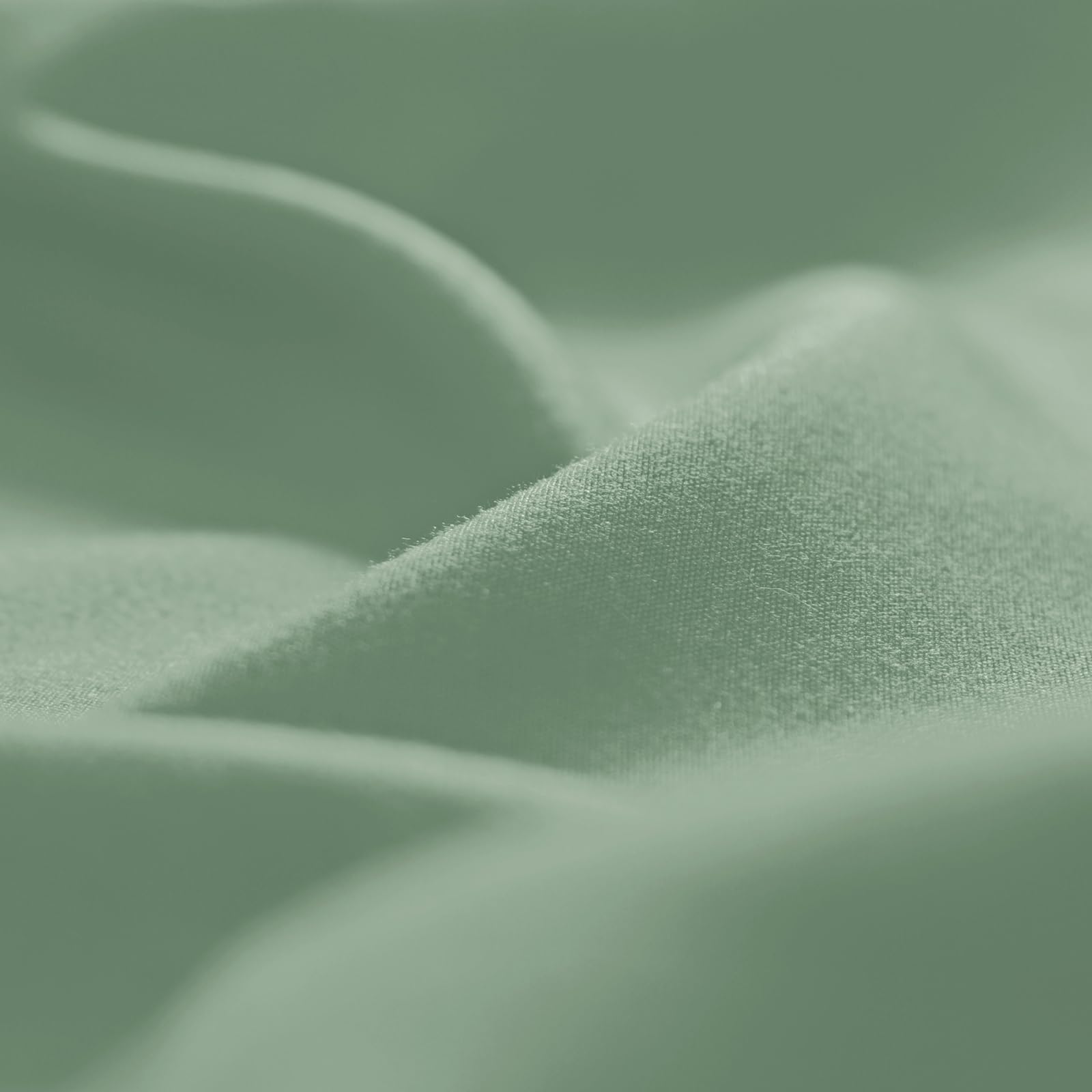 CozyLux Hotel Luxury Full Bed Sheets Set - 1800 Series 4-Piece Embroidered Microfiber Sheets, Double Brushed, 16" Deep Pocket, Soft and Wrinkle-Resistant, Sage Green