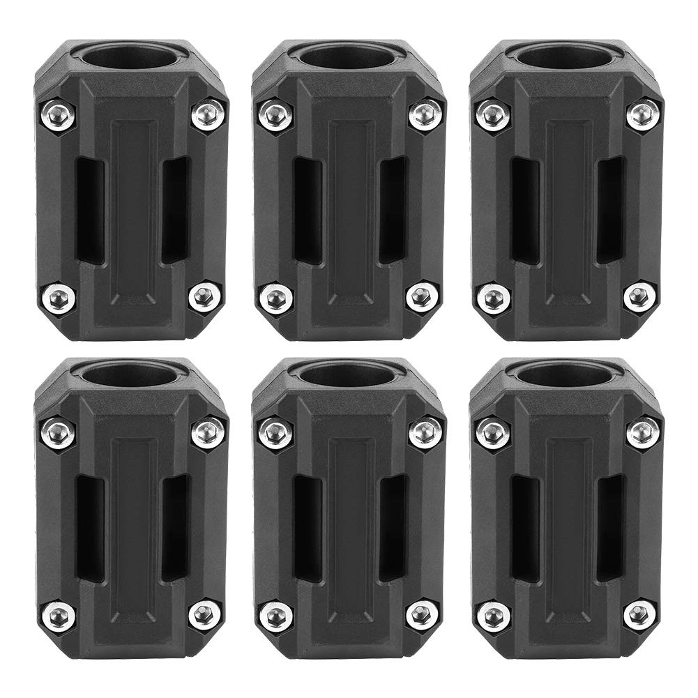 Bumper Block, 3 Pair Motorcycle Engine Guard Block Protection Block,3 C Bar Protectors,3 Universal motorcycle c bar Decor 22 25 28mm Fit For R1200GS R1150GS Decorative