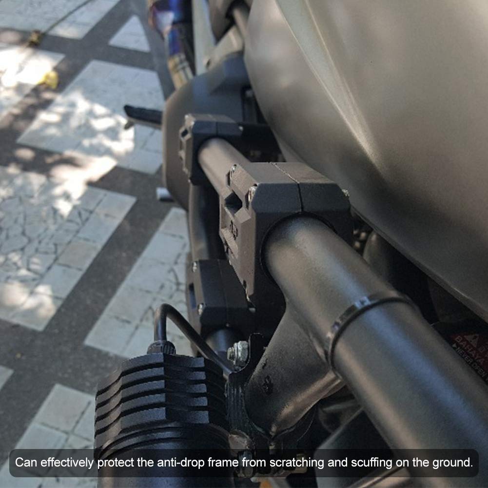 Bumper Block, 3 Pair Motorcycle Engine Guard Block Protection Block,3 C Bar Protectors,3 Universal motorcycle c bar Decor 22 25 28mm Fit For R1200GS R1150GS Decorative