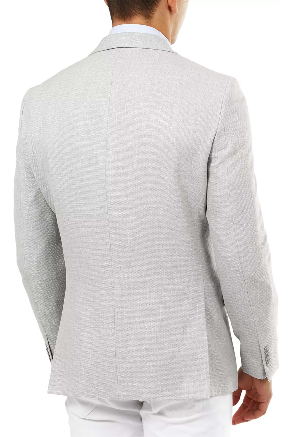 Tommy Hilfiger Mens Conrad Slim Fit Suit Separate Two-Button Blazer Gray 42R