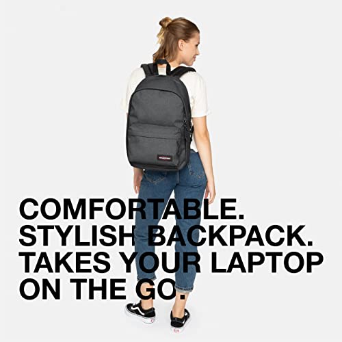 Eastpak Back to Work Backpack - Bag for School, Laptop, Travel, Work, or Bookbag - Black Denim