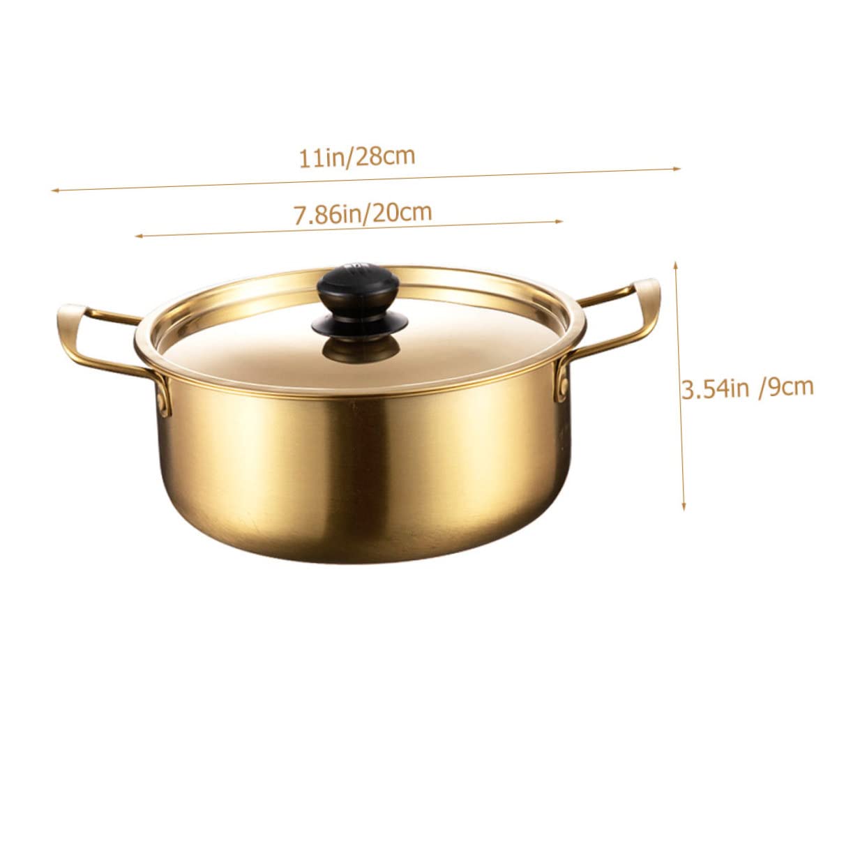 SHOWERORO Kitchen Cooking Pots Stainless Steel Cooking Pot Kitchen Stainless Steel Cookware