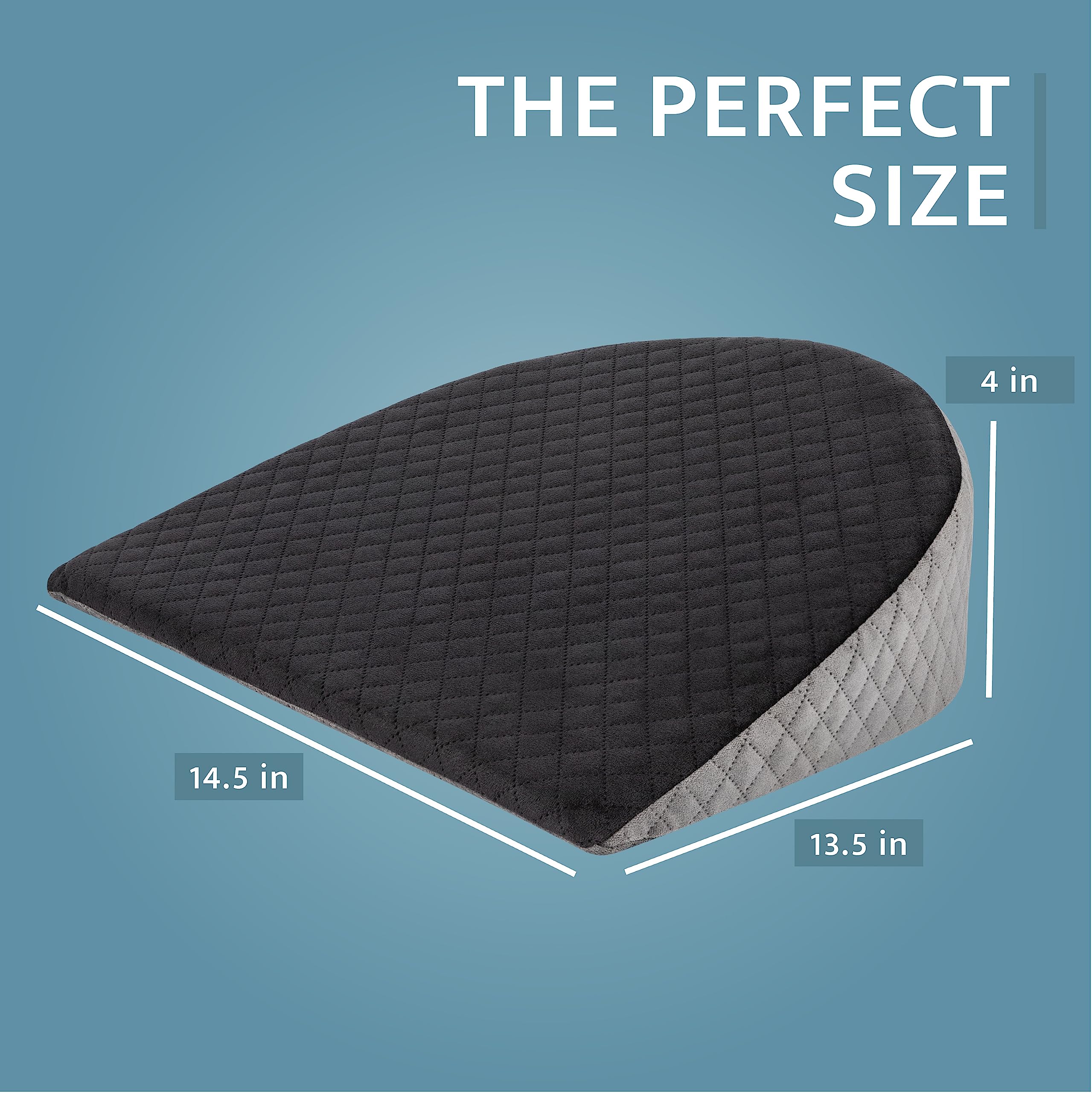 Kӧlbs Wedge Pregnancy Pillow | Memory Foam Pregnancy Pillow for Sleeping, Back, Knees and Legs | Maternity Wedge Pillow for Belly Support