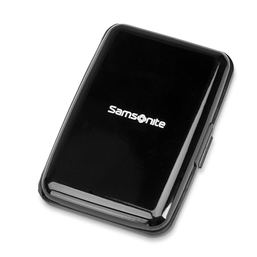 SamsoniteÂŽ Aluminum RFID Wallet, Black