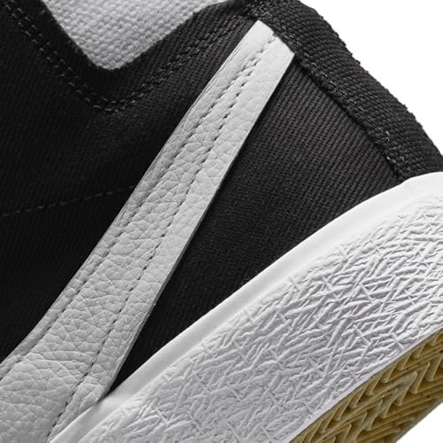 Nike Men's SB Zoom Blazer Mid Shoe, Black/White, 10 M US
