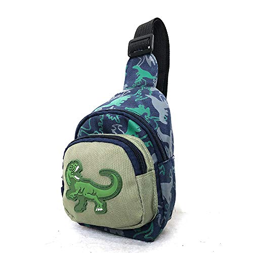 Toddler Daypack Chest Bag for Kids Waist Purses Sling Shoulder Backpack Crossbody Bag (Blue)
